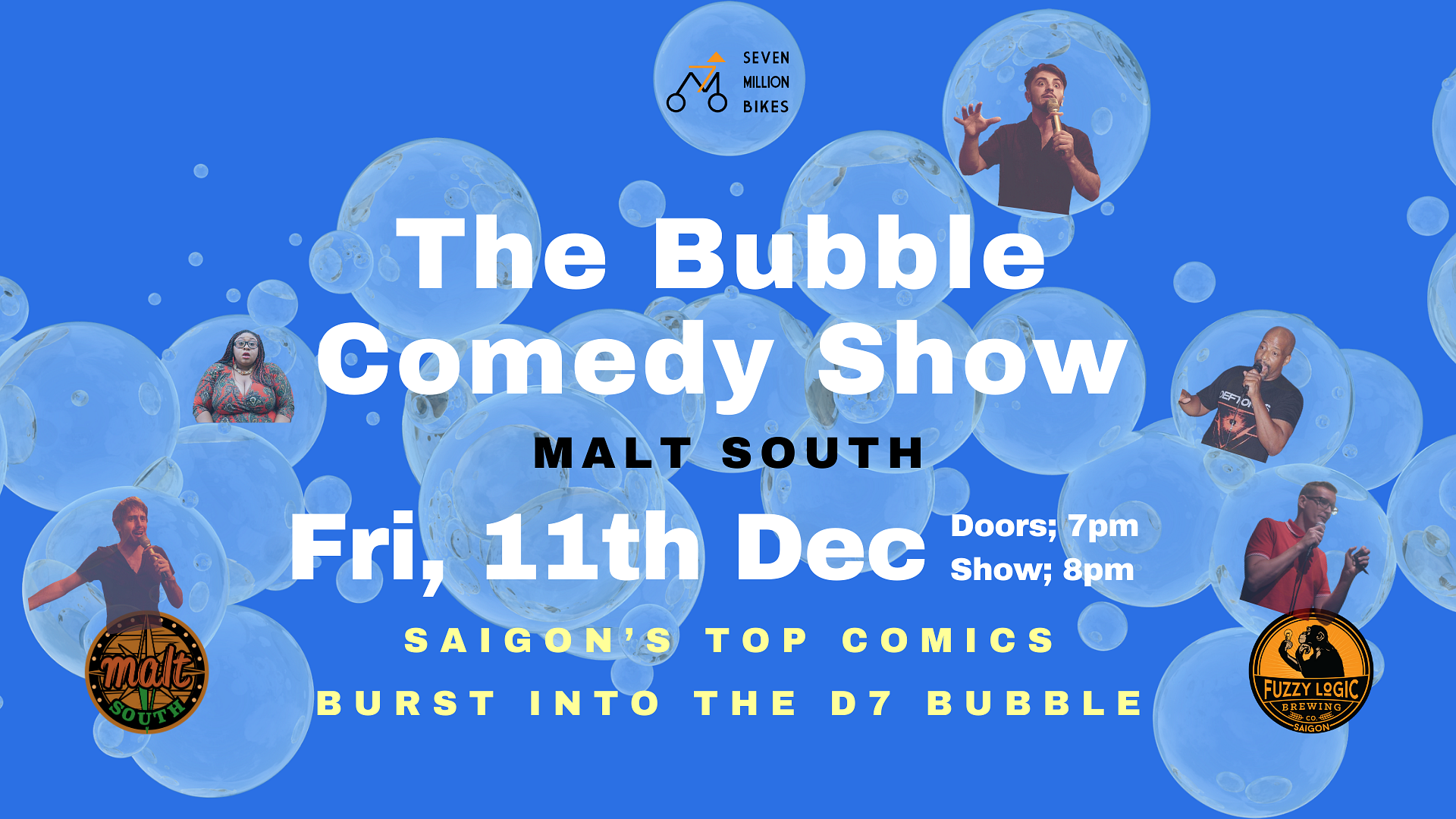 The Bubble Comedy Show @ Malt South - Saigoneer