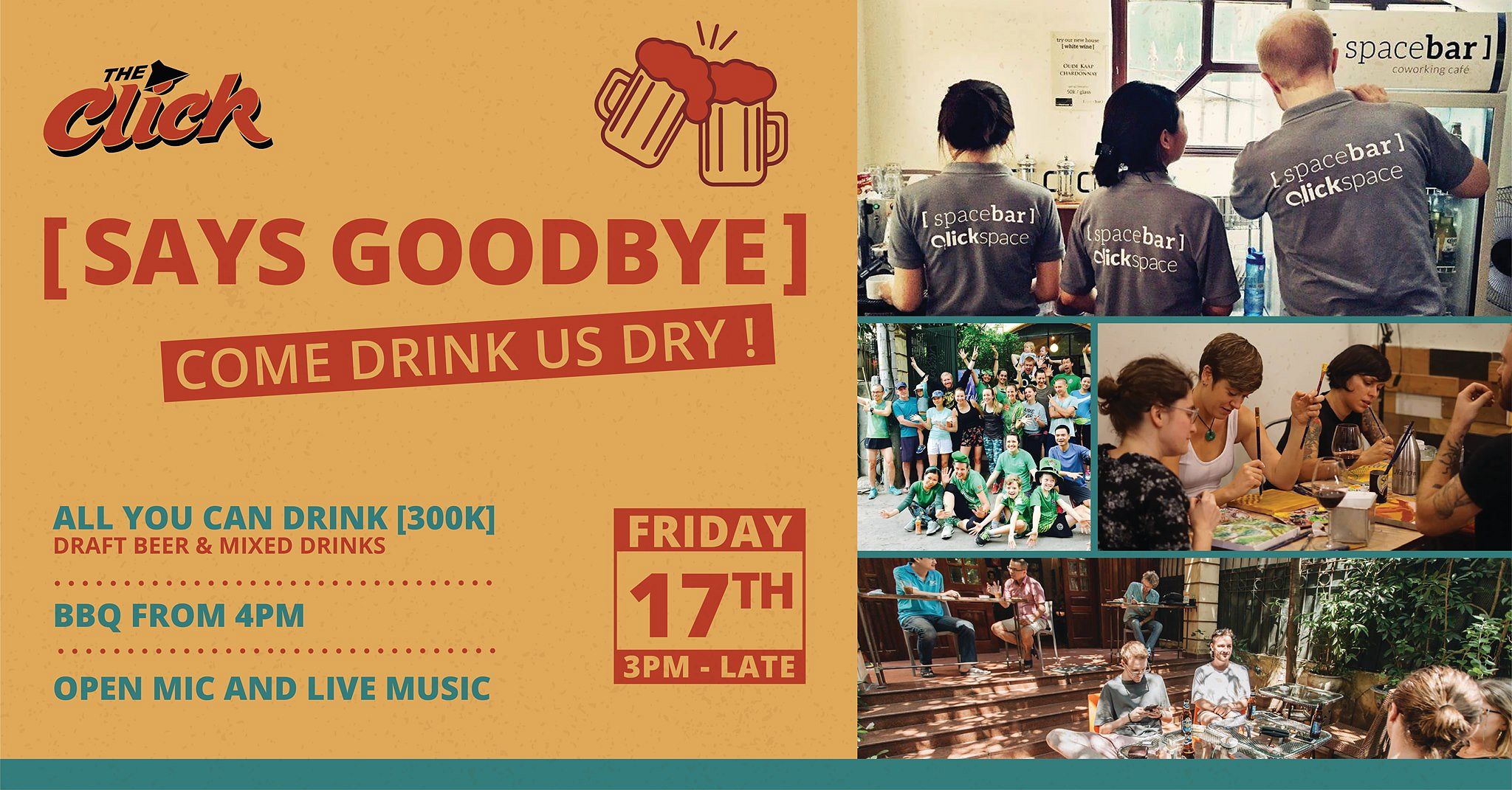 The Click Says Goodbye (Come Drink Us Dry) @ The Click - Saigoneer