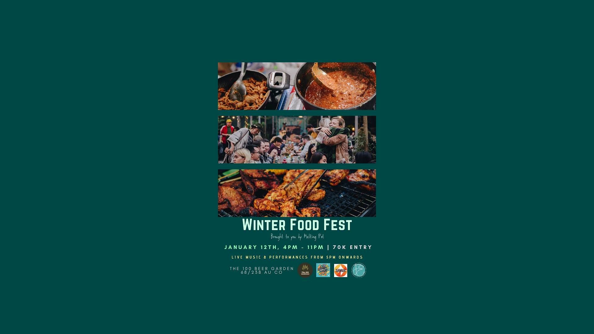 Winter Food Fest @ The 100 - perfect garden - perfect beer - Saigoneer
