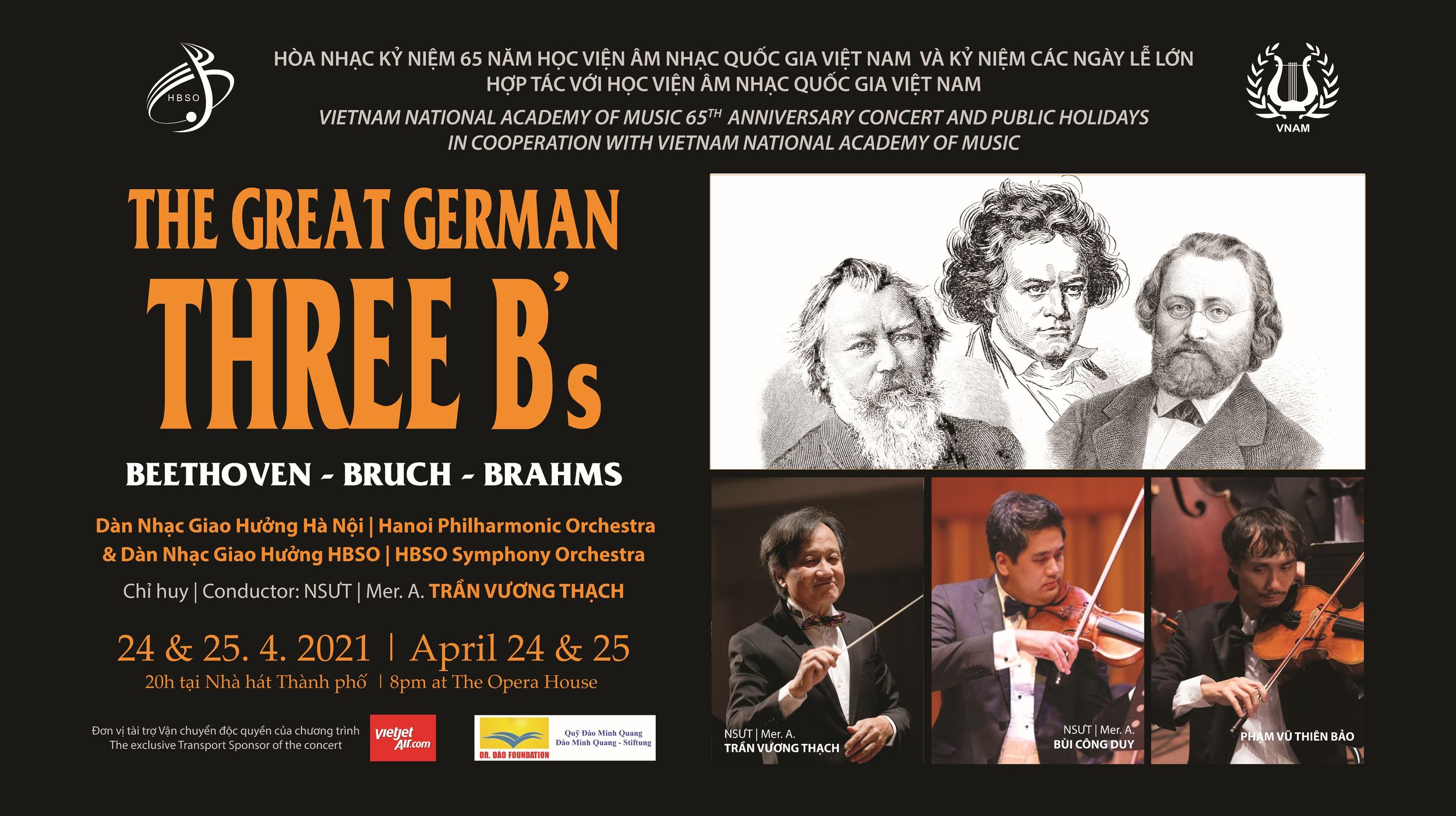Symphony Concert: The Great German Three B’s @ Saigon Opera House ...