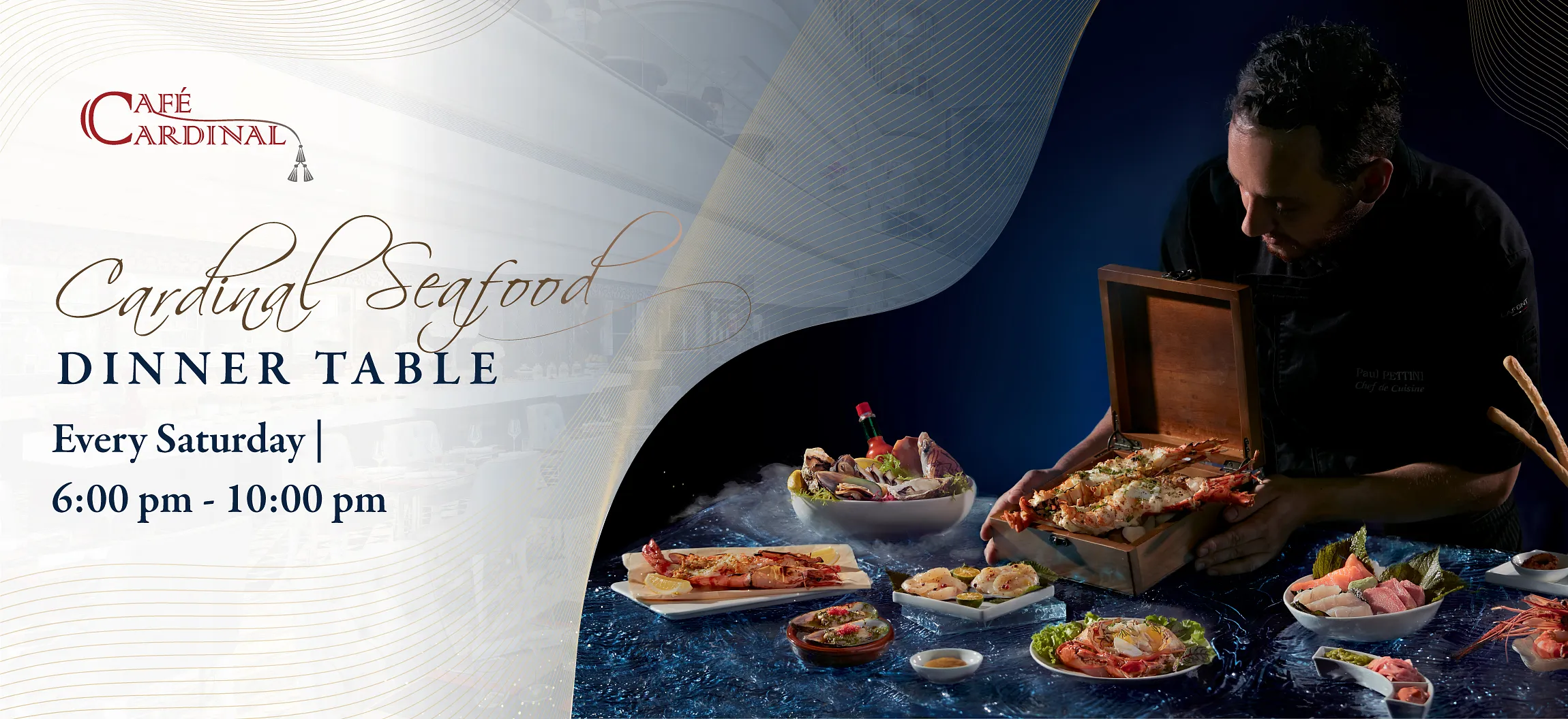 Cardinal Seafood Dinner Table @ Café Cardinal - Saigoneer