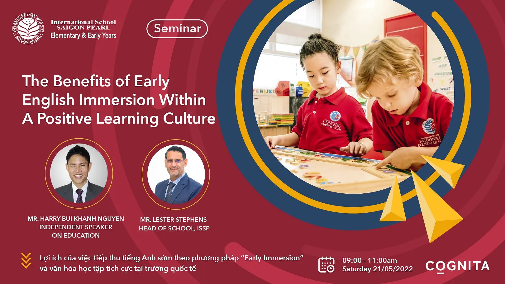 Seminar "The Benefits of Early English Immersion within a Positive ...