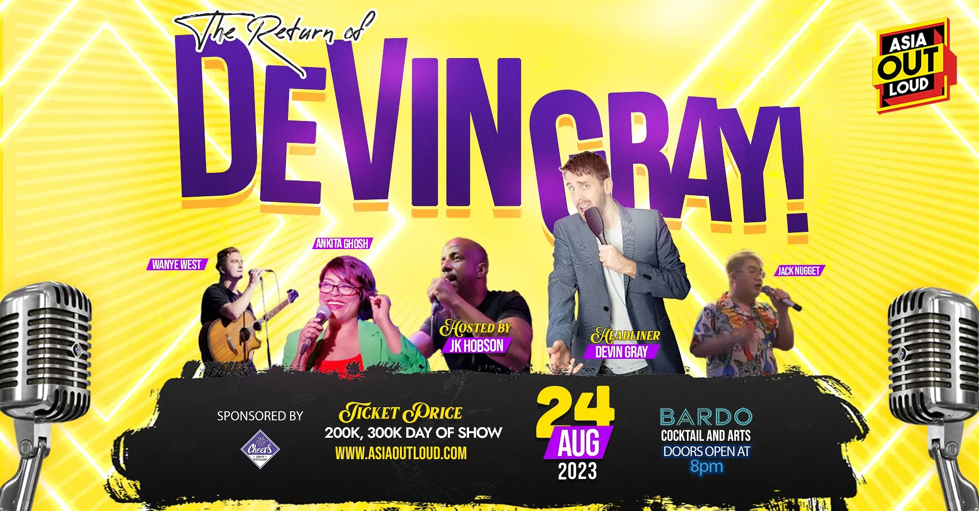 Standup Comedy: The Return of Devin Gray! @ Bardo Cocktail and Arts - Saigoneer