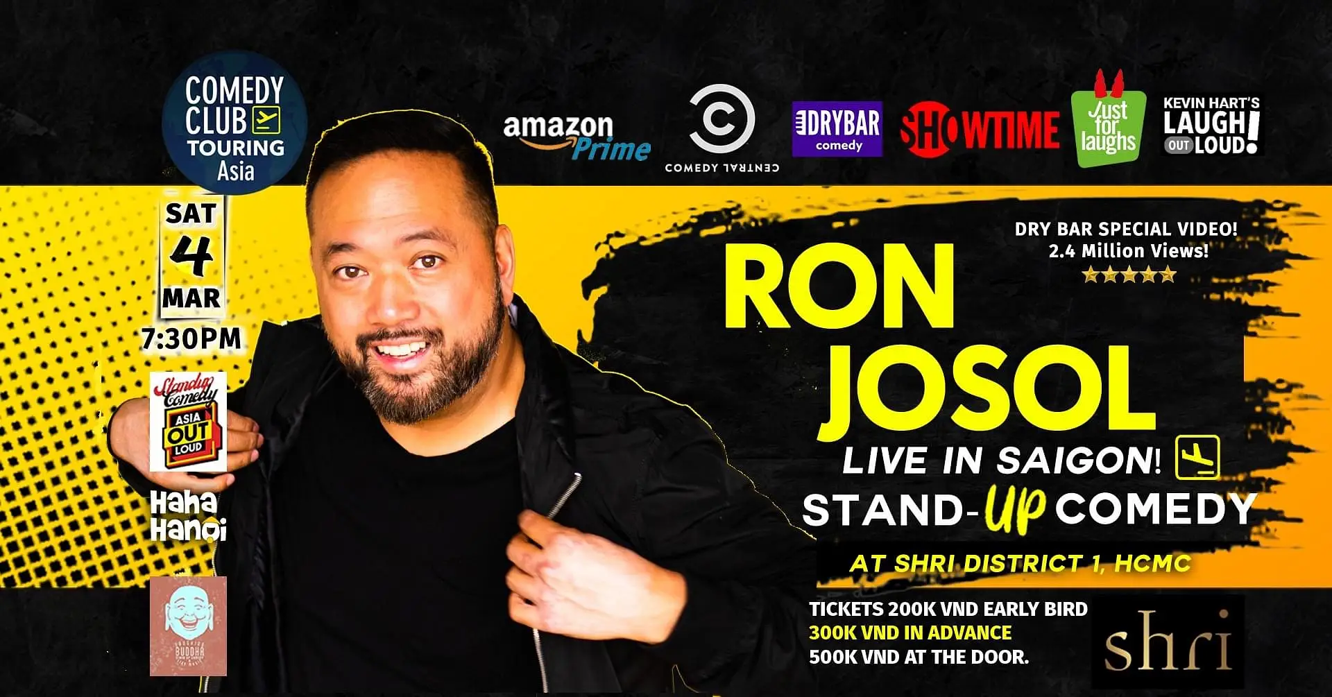 Standup Comedy Asia Out Loud Presents: Ron Josel: Live in Saigon ...