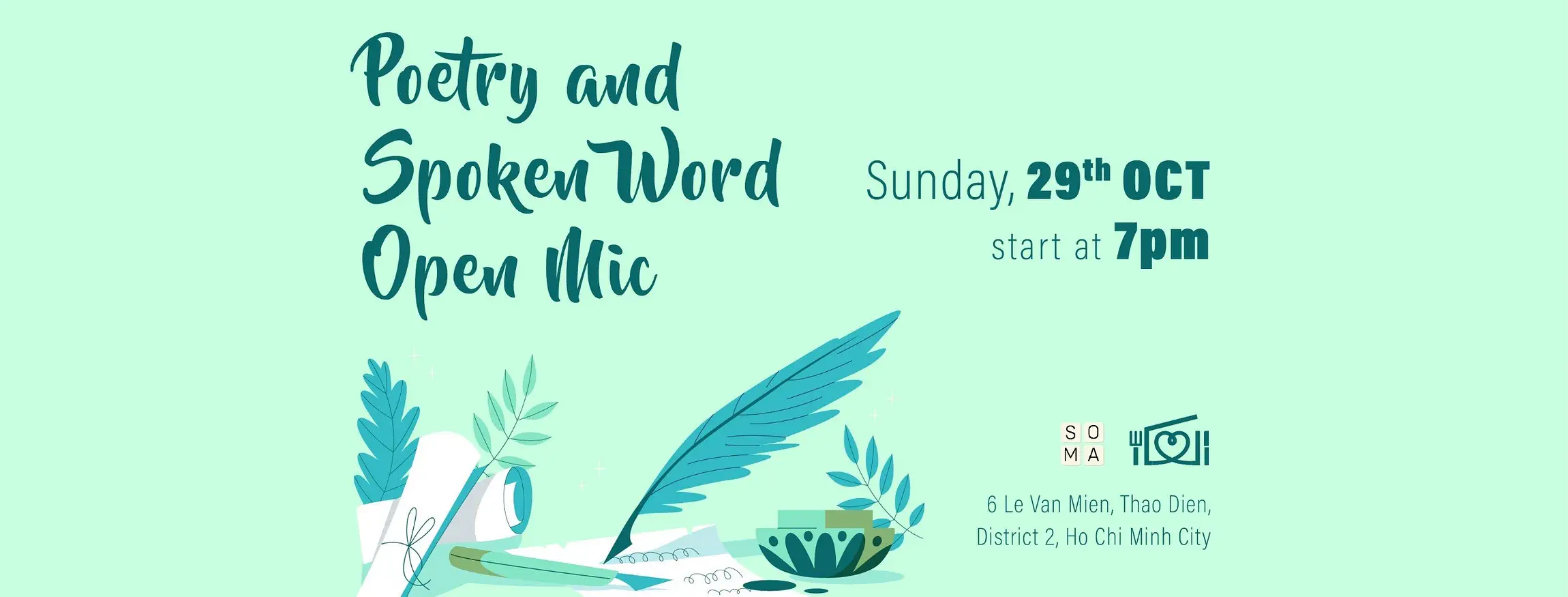 Poetry and Spoken Word Vol. 6 @ Soma Saigon - Saigoneer