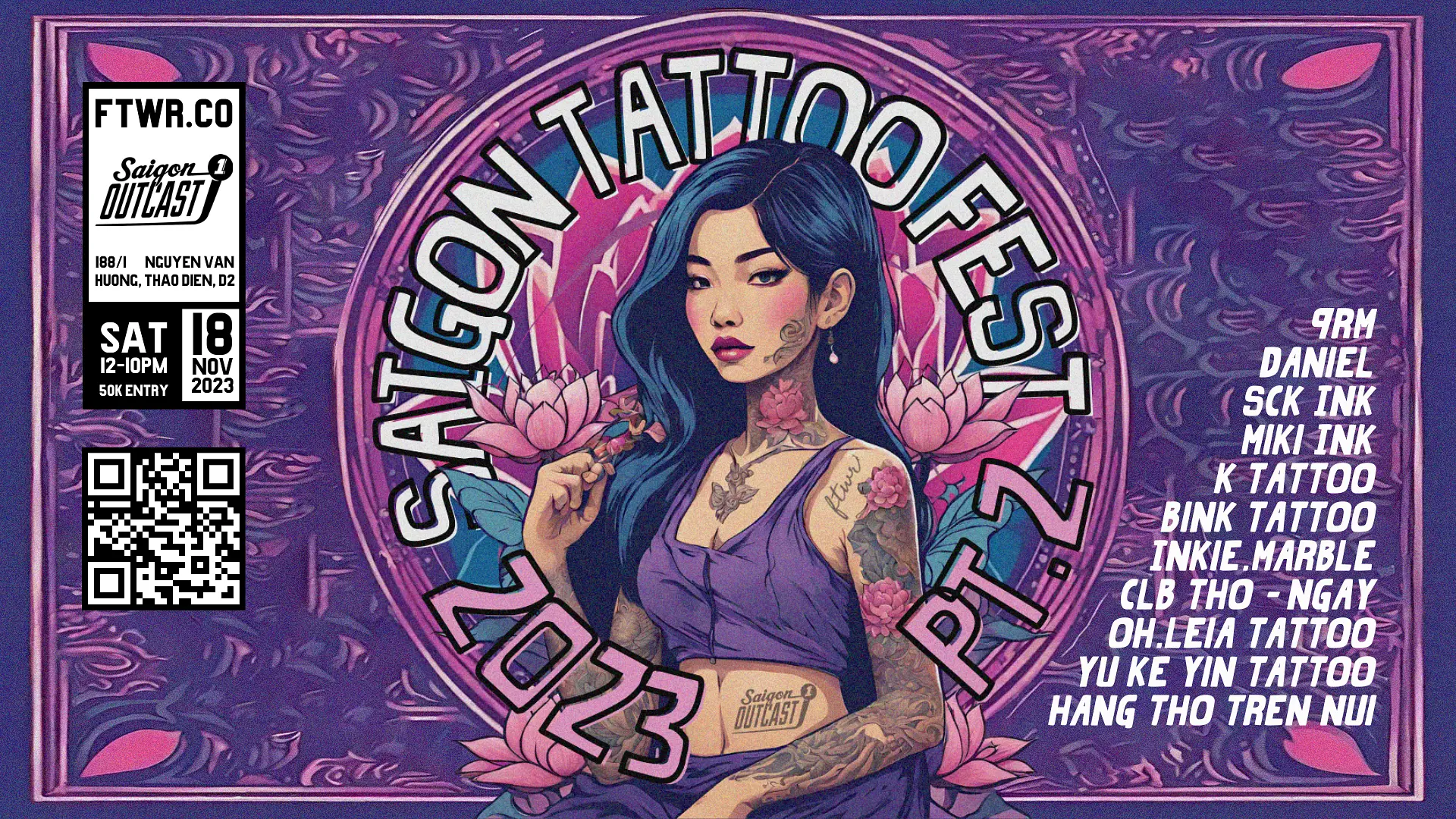 Saigon Tattoo Fest 2023 @ Saigon Outcast - Saigoneer