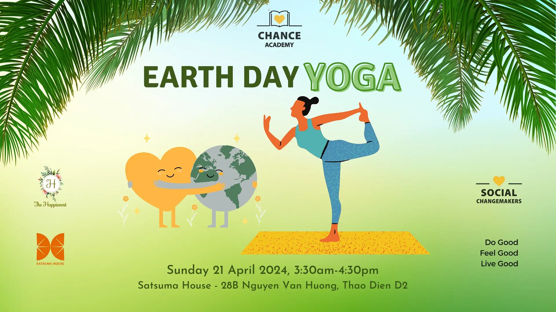 Earth Day Yoga @ Satsuma House - Saigoneer