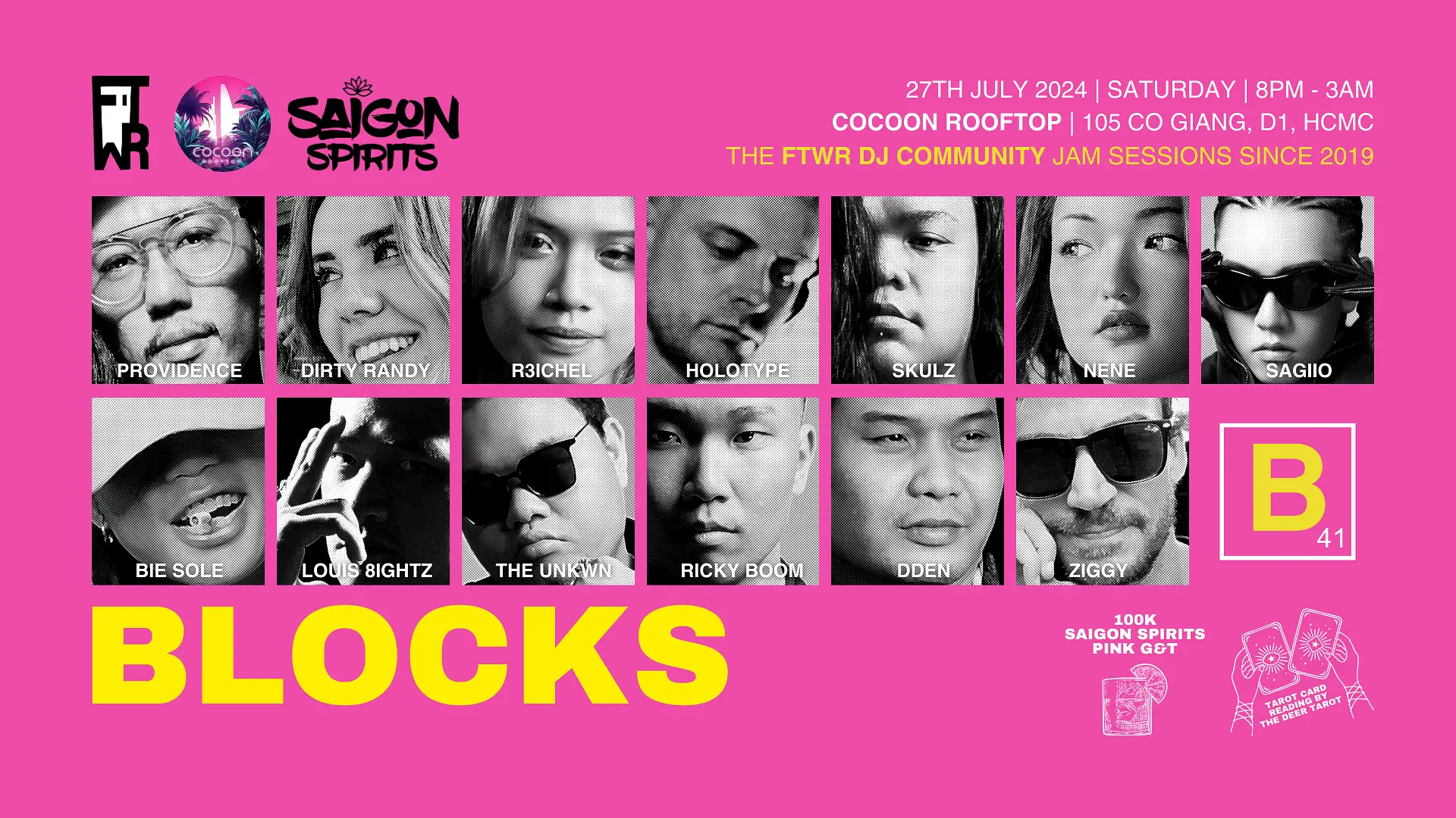 BLOCKS Vol. 41 @ Cocoon Rooftop - Saigoneer