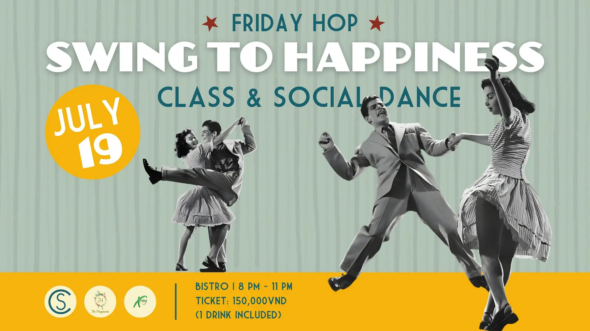 Friday Hop: Swing to Happiness @ Le Café des Stagiaires - Saigoneer
