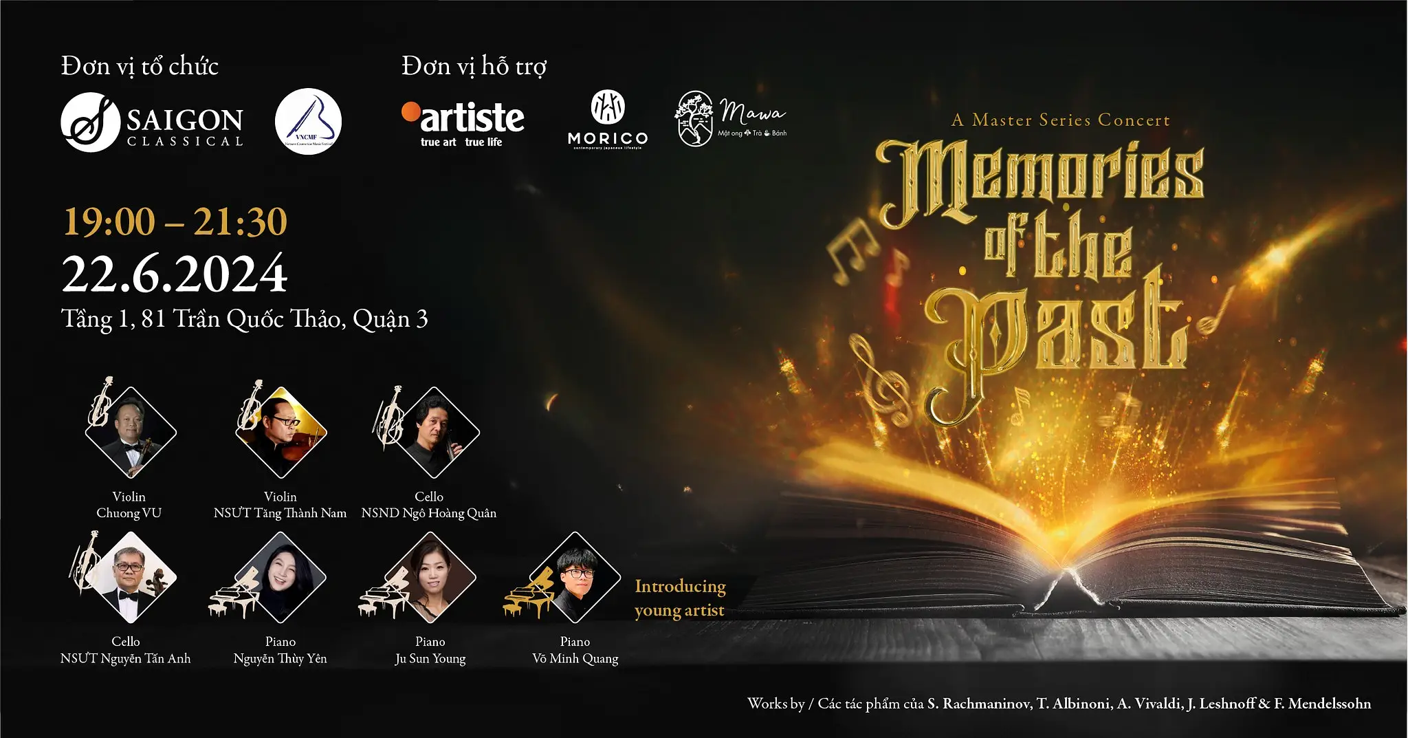 Concert: Memories of the Past @ Center for Literature and Arts - Saigoneer