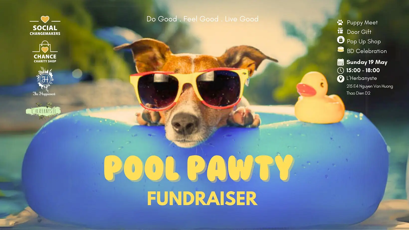 Pool Pawty Fundraiser @ L'Herbanyste - Saigoneer