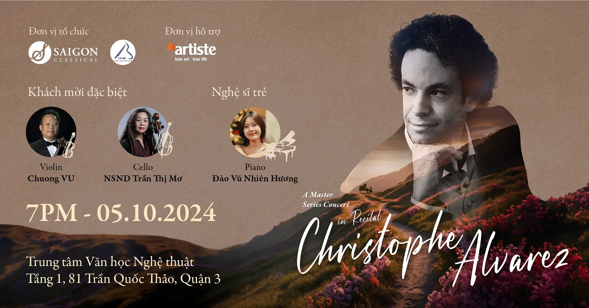 In Recital: Christophe Alvarez @ Arts and Literature Center - Saigoneer