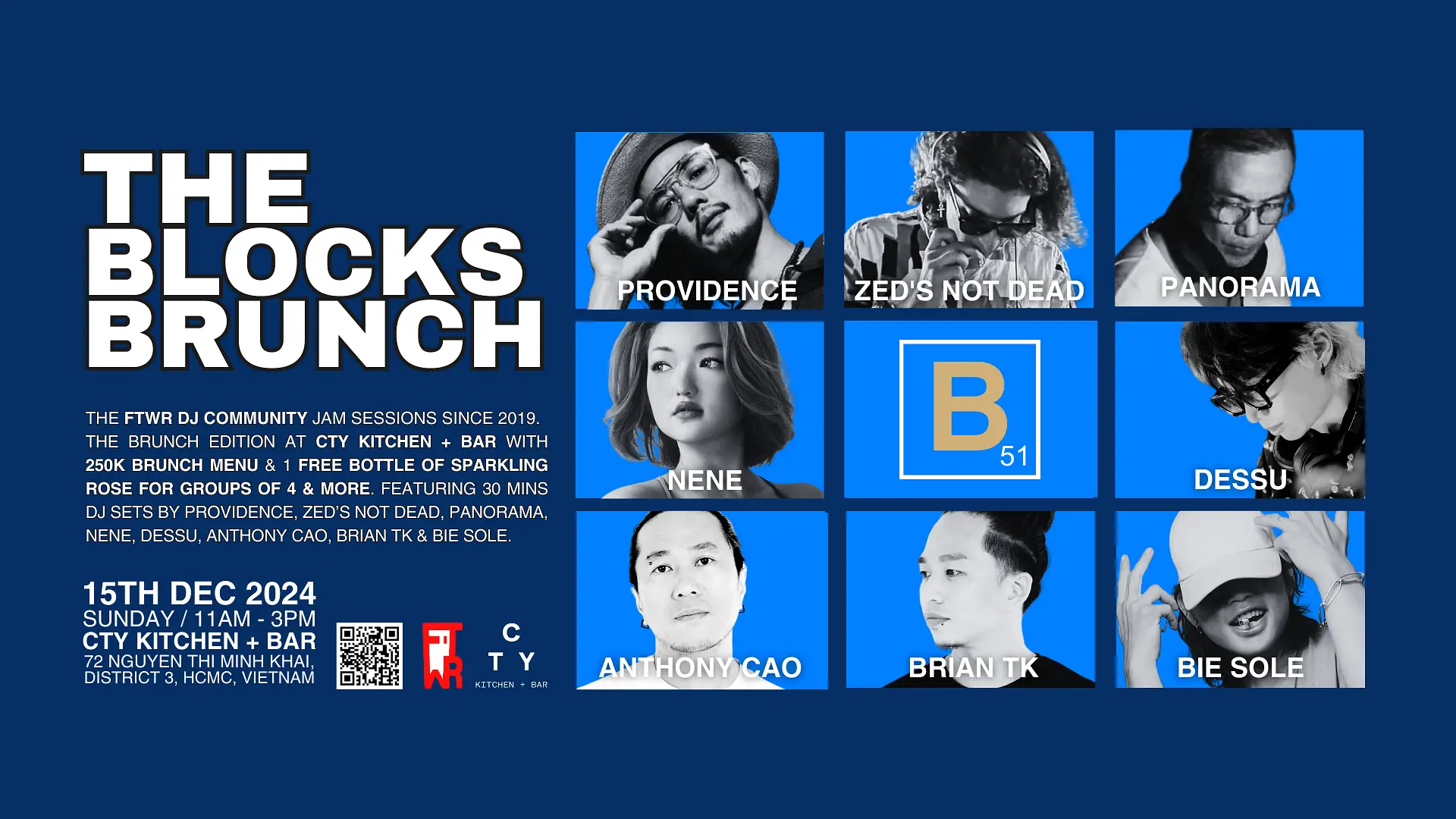 The BLOCKS Brunch DEC @ CTY Kitchen + Bar - Saigoneer