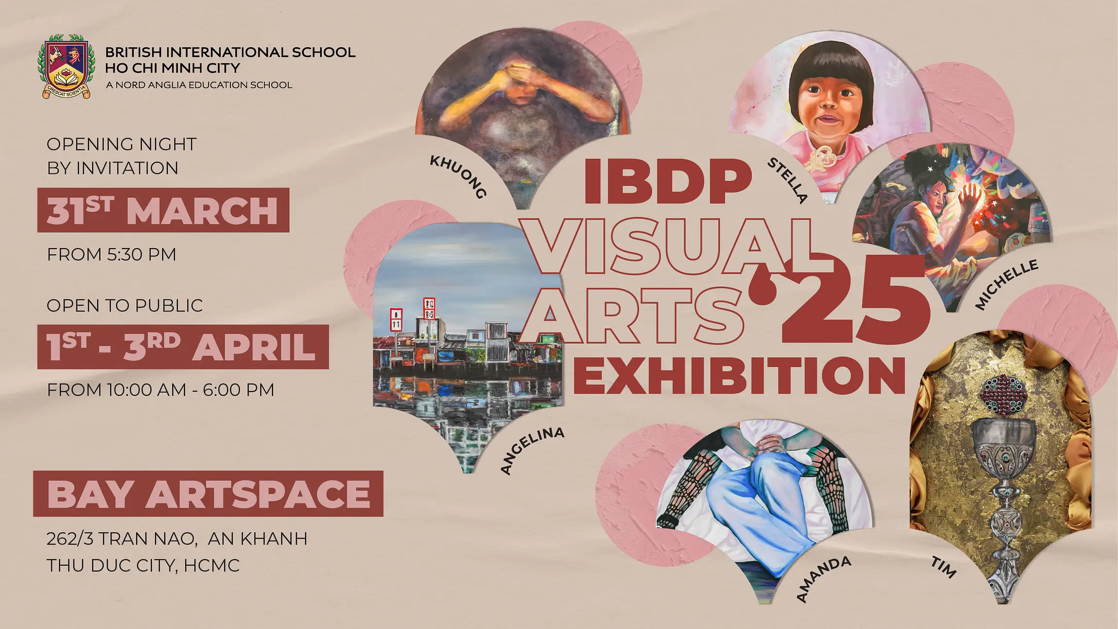 BIS HCMC - IBDP Visual Arts Exhibition 2025 @ BAY ARTSPACE - Saigoneer
