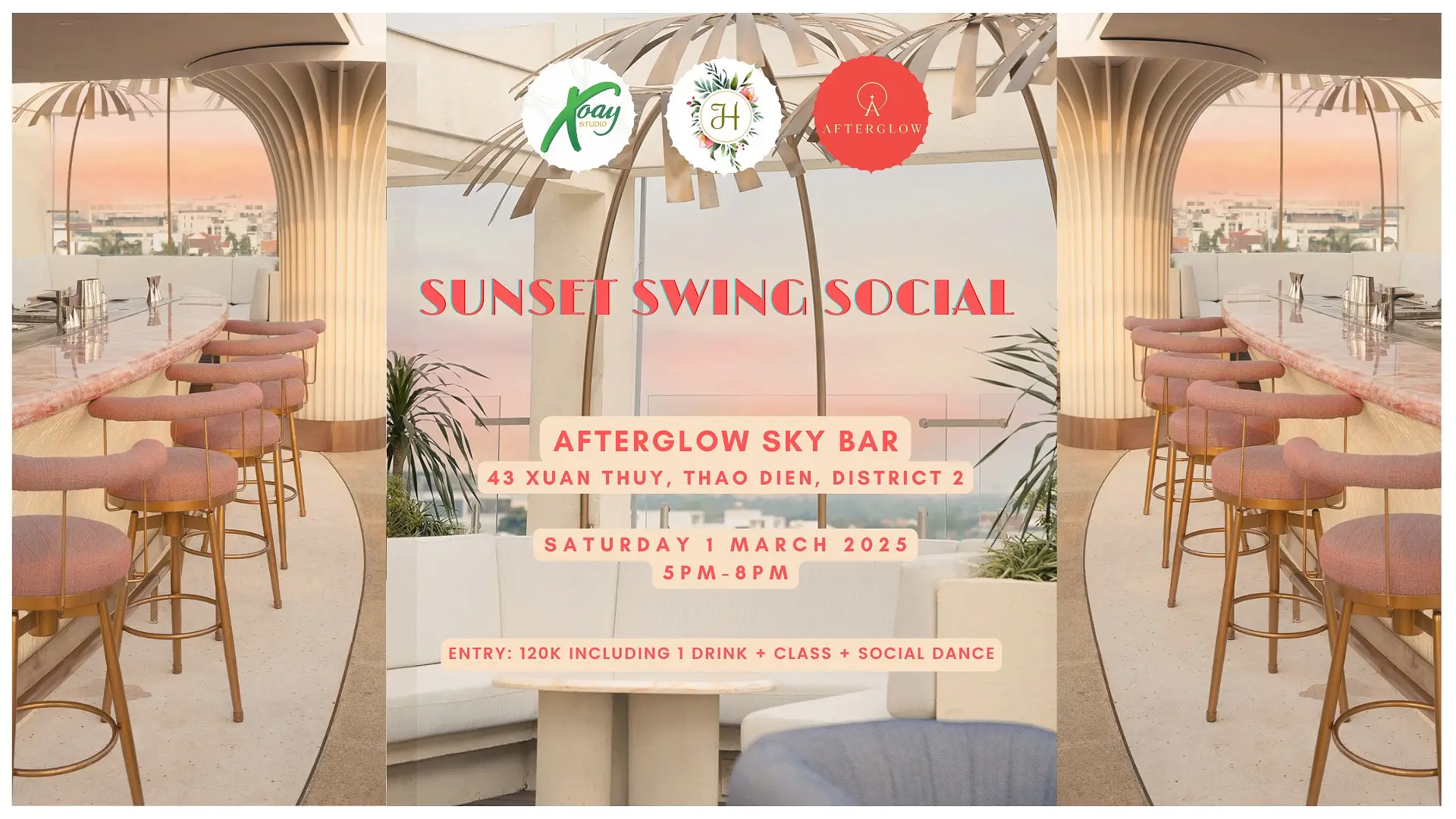Sunset Swing Social @ Afterglow Sky Bar - Saigoneer
