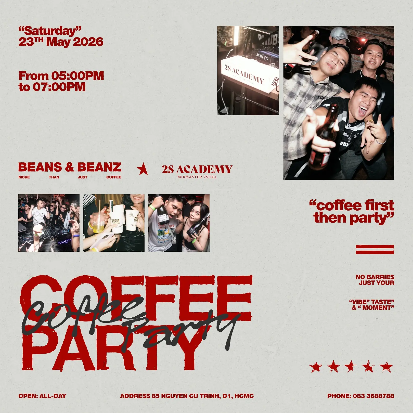 The Coffee Party x 2S Academy @ Beans & Beanz - Saigoneer