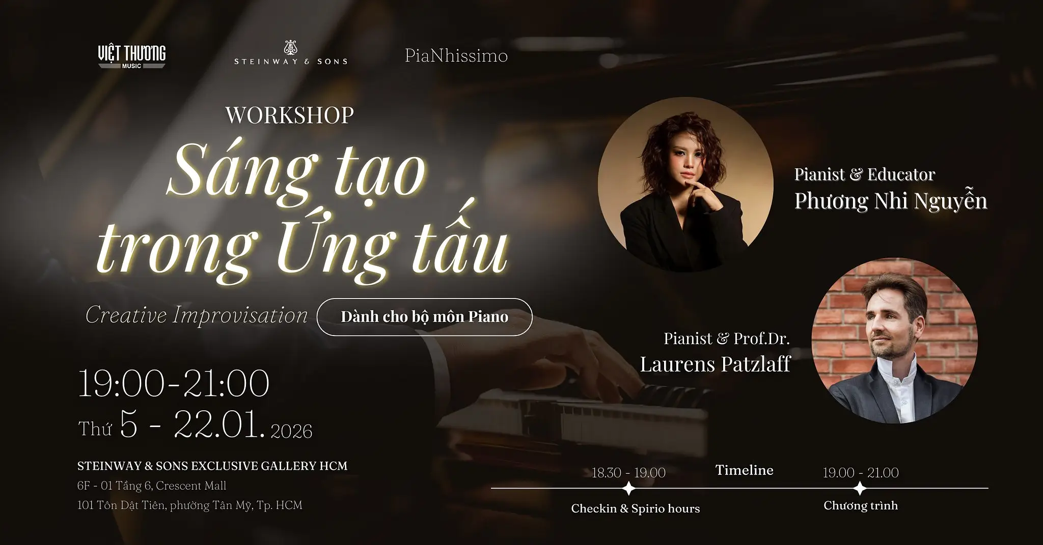 "Creative Improvisation" Workshop @ Steinway & Sons Exclusive Gallery ...
