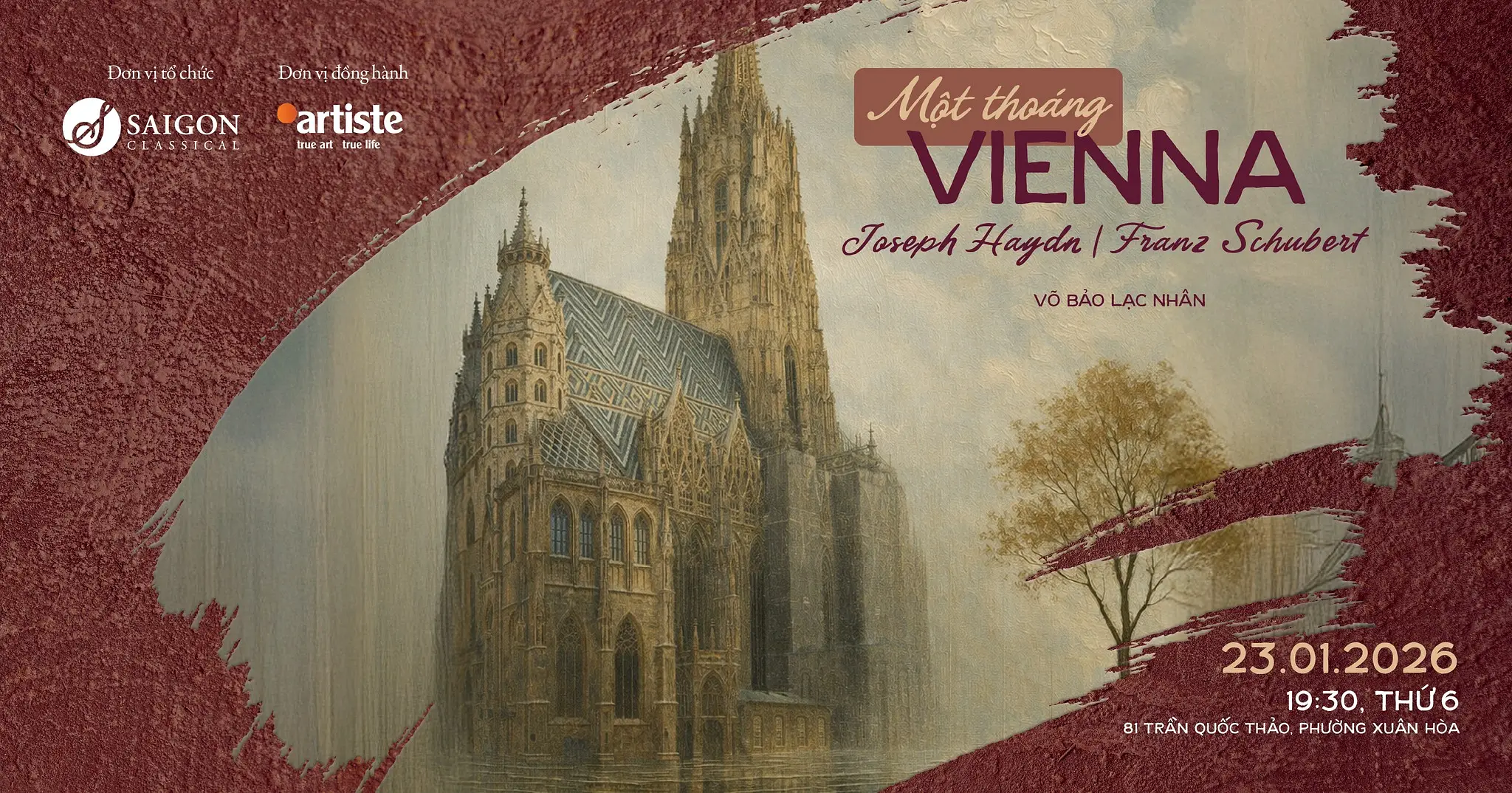 Piano Recital: A Glimpse of Vienna @ Arts and Literature Center - Saigoneer