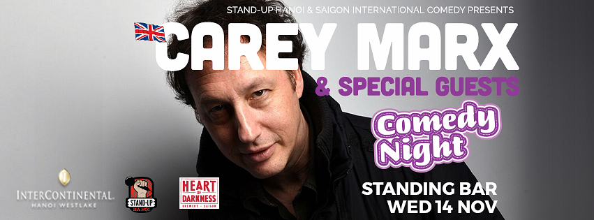 Stand-up Hanoi presents Carey Marx (UK) @ Standing Bar - Saigoneer