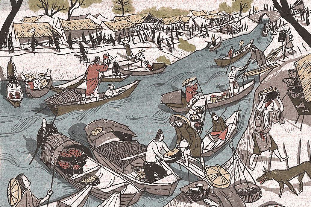 [Illustrations] Paintings of Hanoi’s Old Quarter in the Feudal Era ...