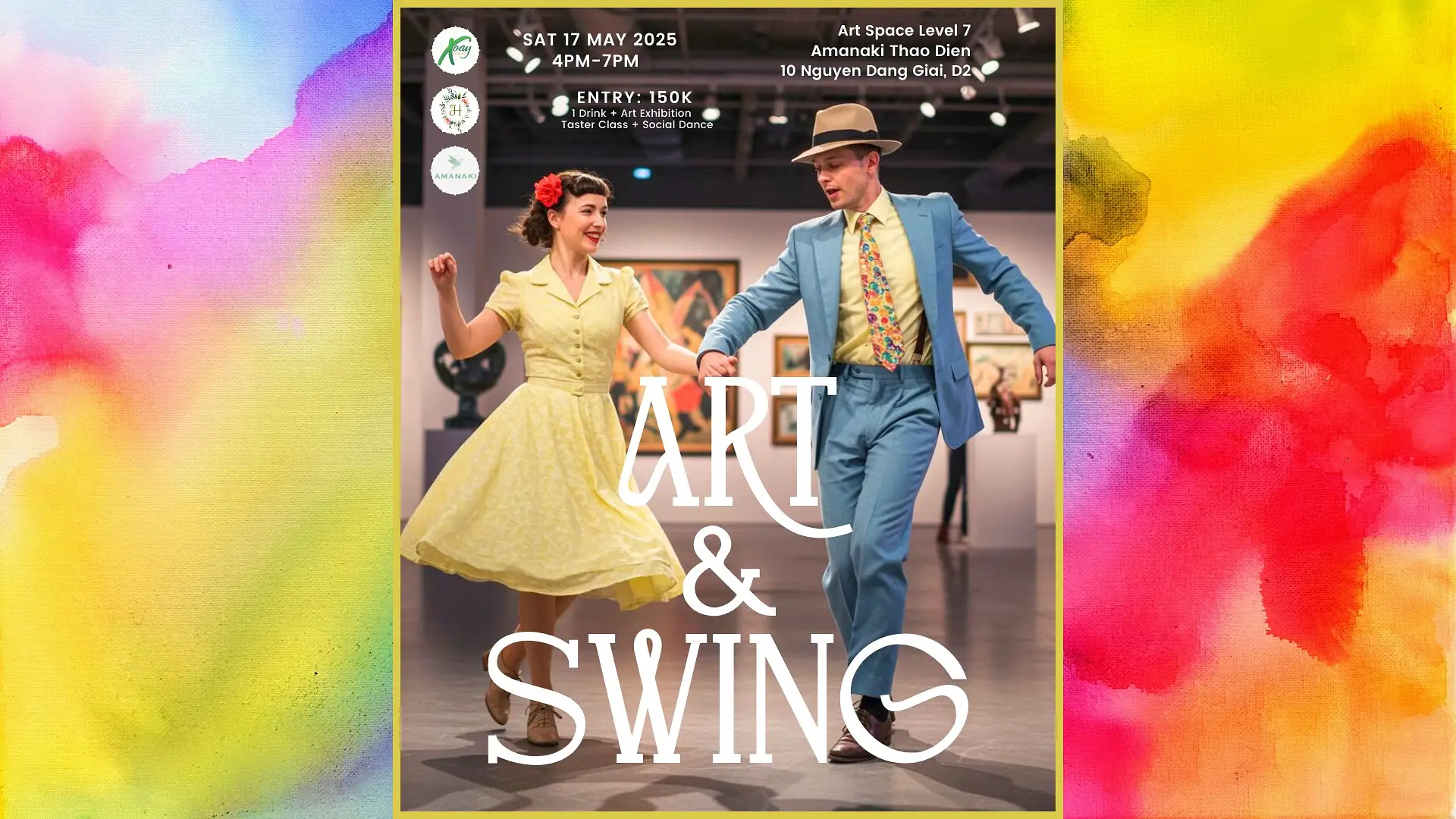 Art & Swing @ Art Space Level 7 - Saigoneer