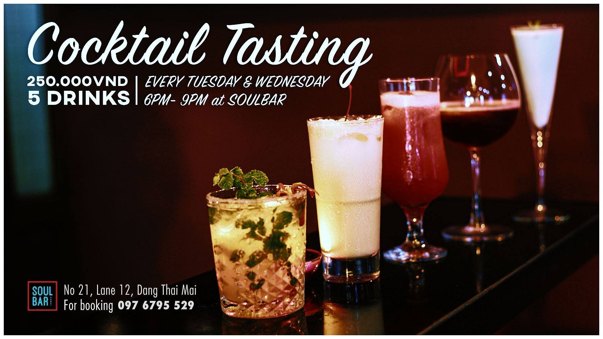 Cocktail Tasting @ Soul Bar Hanoi - Saigoneer