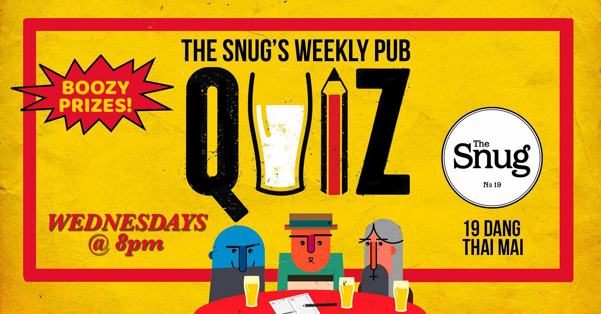 The Wednesday Night Pub Quiz @ The Snug - Saigoneer