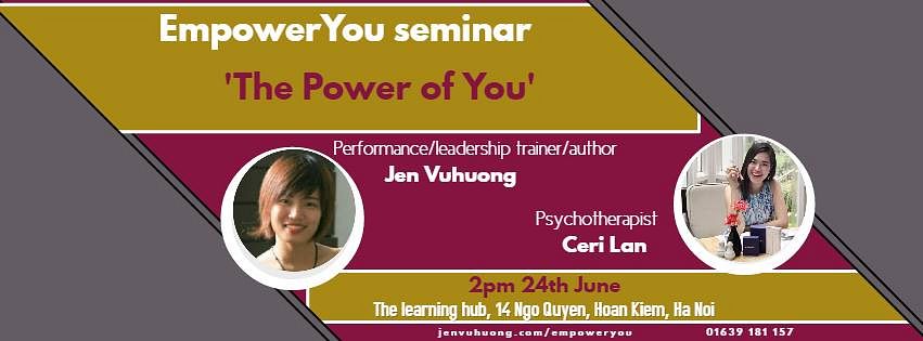 Empower you seminar: The power of you @ The Learning Hub - Saigoneer